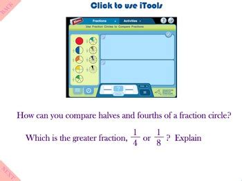 Go Math Interactive Mimio Lesson Model Equivalent Fractions By Cool Corner