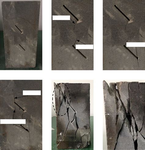 Propagation Process Of Crack In Specimen A Specimen With