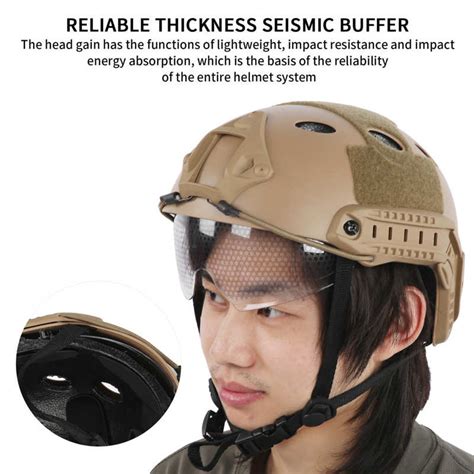 Outdoor Helmet Lightweight With Clear Lens Oversiz Grandado