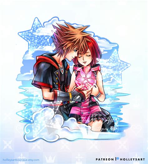 Sora And Kairi Kingdom Hearts 3 Remind Keychain By Holleysart On Deviantart