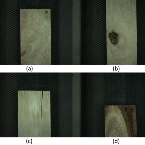 The Four Types Of Wood Defects In The Dataset A Intergrown Knot B Download Scientific