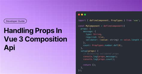Handling Props In Vue 3 Composition Api Blogs Muneebbug