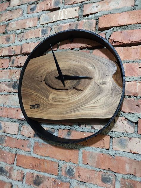 Часы лофт Часы Настенные часы Декор деревянных стен