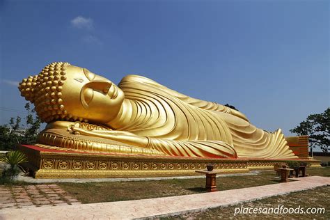 Reclining Buddha At Wat Phranon Laem Pho Ko Yo Songkhla