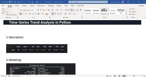 Entry 3 By Eloiarmyouness9 For Time Series Trend Analysis In Python