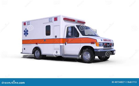 Ambulance White Stock Image Image Of Isolated Patrol 40734827