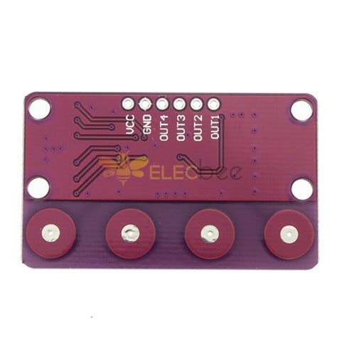 10 uds cjmcu 0401 módulo de sensor de proximidad táctil capacitivo de botón de 4 bits con