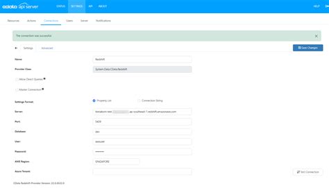การเชื่อมต่อกับ Data Sources ต่างๆ เช่น Redshift และสร้าง Api ใน