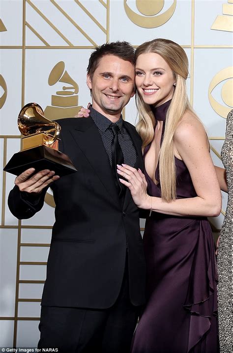 Matt Bellamy And Elle Evans Are In High Spirits After Muses Grammys