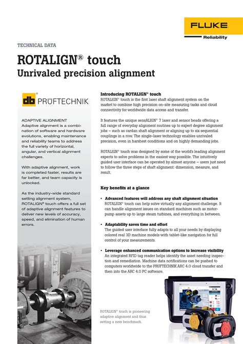 Laser Shaft Alignment Rotalign Touch