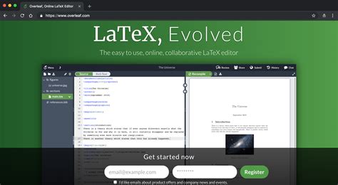Creating A Project From A Template Overleaf Online LaTeX Editor
