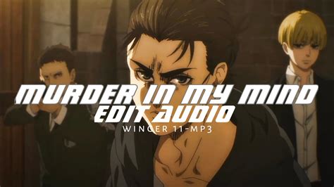 Murder In My Mind ♪ Kordhell Edit Audio Youtube