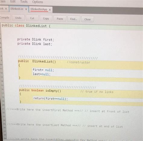 solved exercise 1 download the doublylinkedlists zip