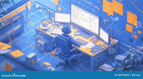 Digital Technology Software Development Concept Coding Programmer Software Engineer Working