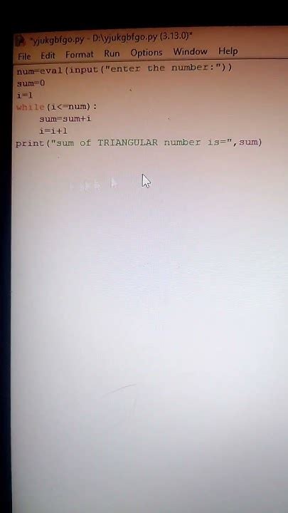 Python Coding Easy Shorts Codewithkk Python Programming Subscribe Triangular Number