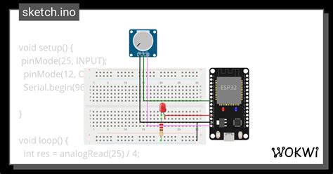 controlador de led wokwi esp32 stm32 arduino simulator
