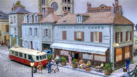 O Scale Shelf Layout Of Montereau In France Narrow Gauge Model