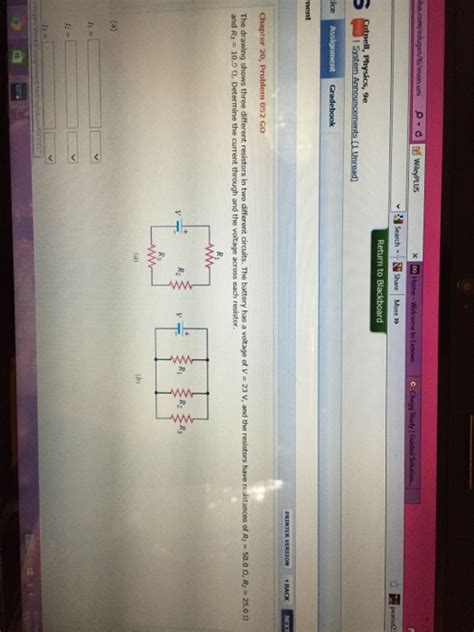 Solved And R3 10 0 Ω Determine The Current Through And The