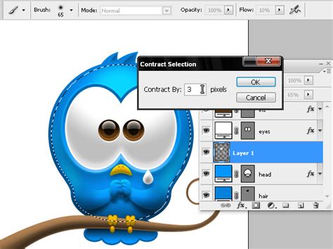 Create A Cute Twitter Bird Icon In Photoshop