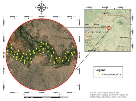 Sampling Point Locations Download Scientific Diagram