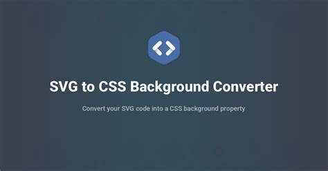 Svg To Css Background Converter Embed Your Svg As Css Background