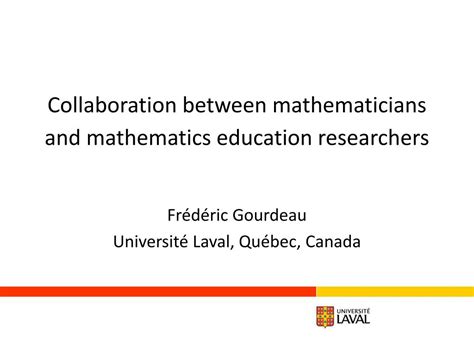 ppt collaboration between mathematicians and mathematics education researchers powerpoint