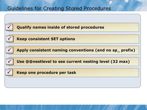 Ppt Module 9 Designing And Implementing Stored Procedures Powerpoint