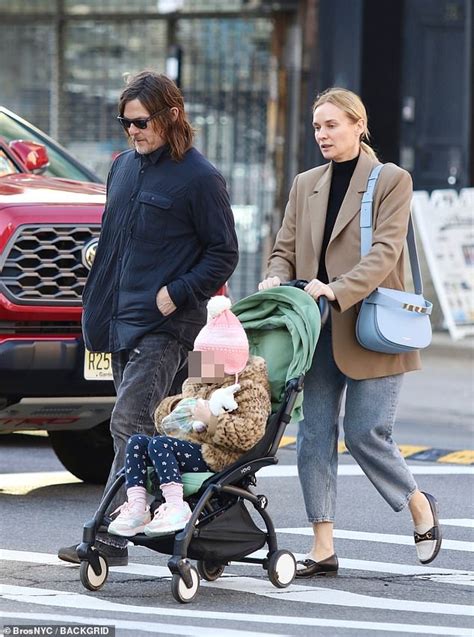 Norman Reedus And Fiancée Diane Kruger Step Out For Rare Outing With
