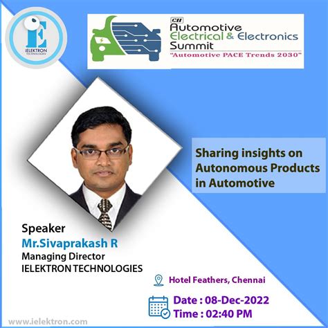 Ielektron Technologies Pvt Ltd On Linkedin Our Ielektron Technologies Pvt Ltd Beloved