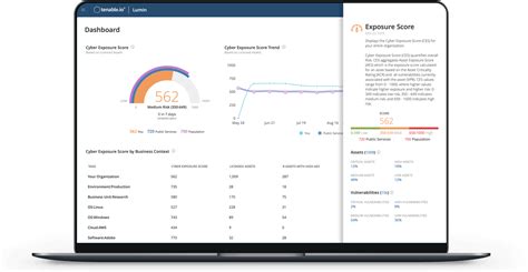 Tenable Lumin Cyber Exposure Analytics E Spin Group