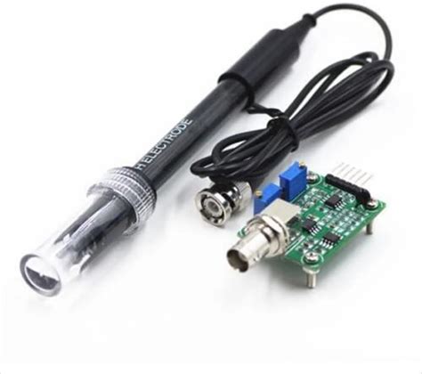 buy liquid ph value detection sensor e 201 ph0 14 with ph electrode