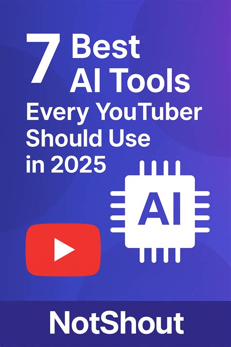 7 Best Ai Tools Every Youtuber Should Use In 2025