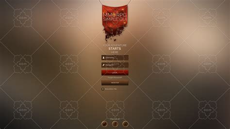 SIMPLE CLEAN FULL RPG UI GameDev Market