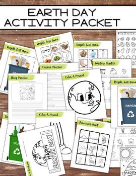 Earth Day Activities Packet PreK Nd Grade Activities By Two Suns Studio