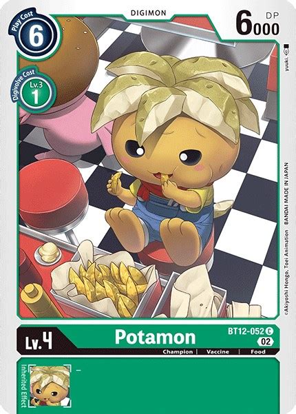 Potamon Across Time Digimon Card Game
