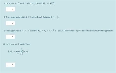 Solved 1 Let I Be An Exact Solution To The Linear Equation Chegg Com