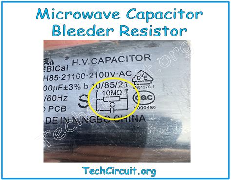 How Long Does It Take For A Microwave Oven Capacitor To Discharge