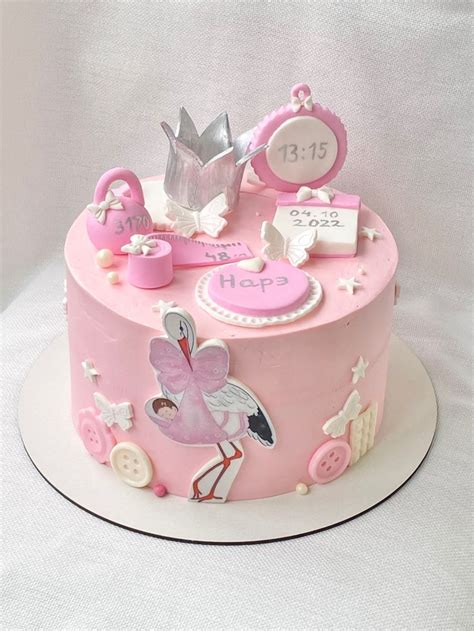 Торт на заказ Торт для девочки Торт на день рождения Торты для новорожденной девочки
