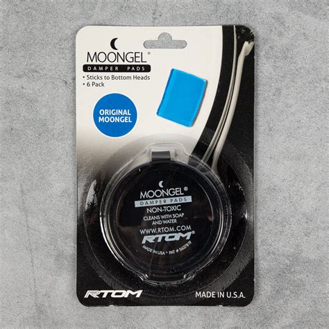 Rtom Moongel Damper Pads Blue 6 Pack Carlton Music Center