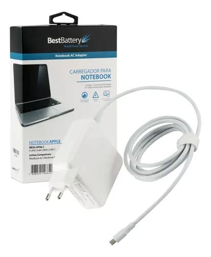 Fonte Carregador Para Macbook Pro 14 2021 Usbc De 96w Parcelamento