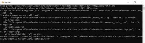 BlenderGIS Crash Pbl GDAL Issue Domlysz BlenderGIS GitHub