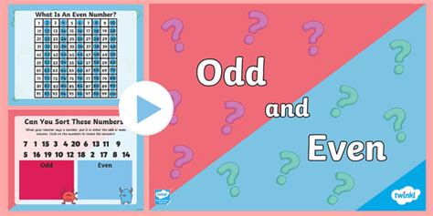 KS Maths Odd And Even Numbers Powerpoint Teacher Made