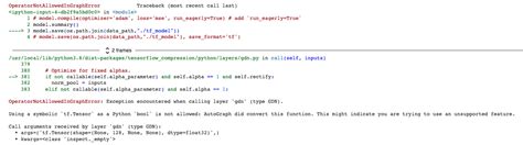 Unable To Save Model Issue Tensorflow Compression GitHub
