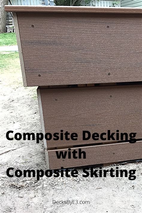 Horizontal Composite Deck Skirting Deck Skirting Deck Skirting