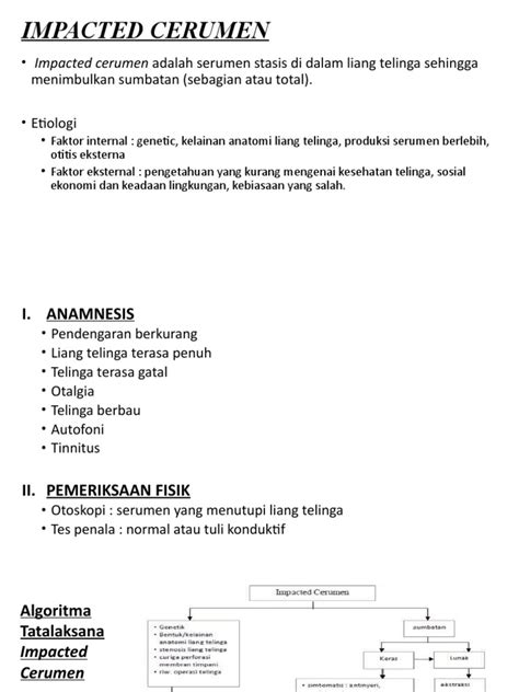 Impacted Cerumen Pdf