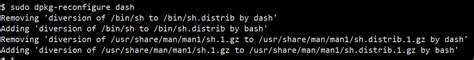 Ubuntu修改默认sh为bash Dzws Blog