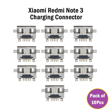 Xiaomi Redmi Note 3 Charging Jack Connector Pack Of 10Pcs BABA TOOLS STORE