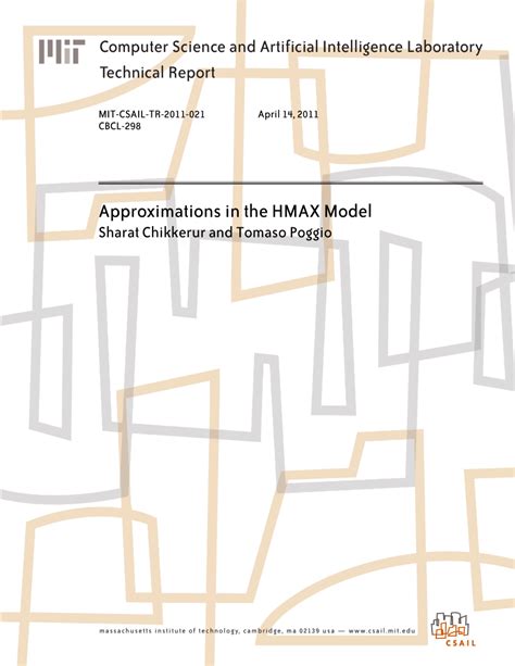 pdf approximations in the hmax model