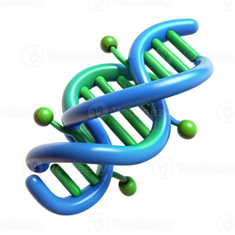 Beautiful Contemporary A Dna Double Helix Intertwined With Binary Code Glowing Blue And Green