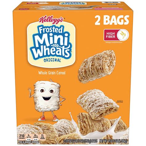 Kelloggs Frosted Mini Wheats Cereal 35 Oz 2 Count